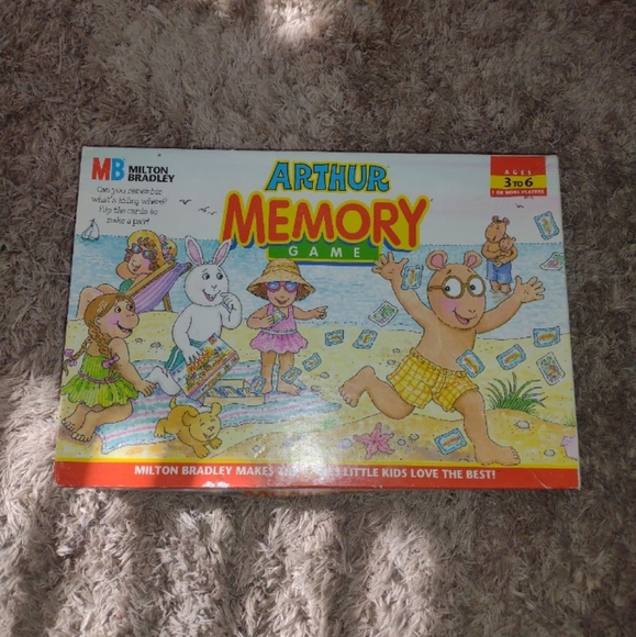 Milton Bradley | Toys | 997 Arthur Memory Match Card Game | Poshmark